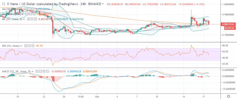 Nano Price Analysis NANO / USD: Big Dipper?